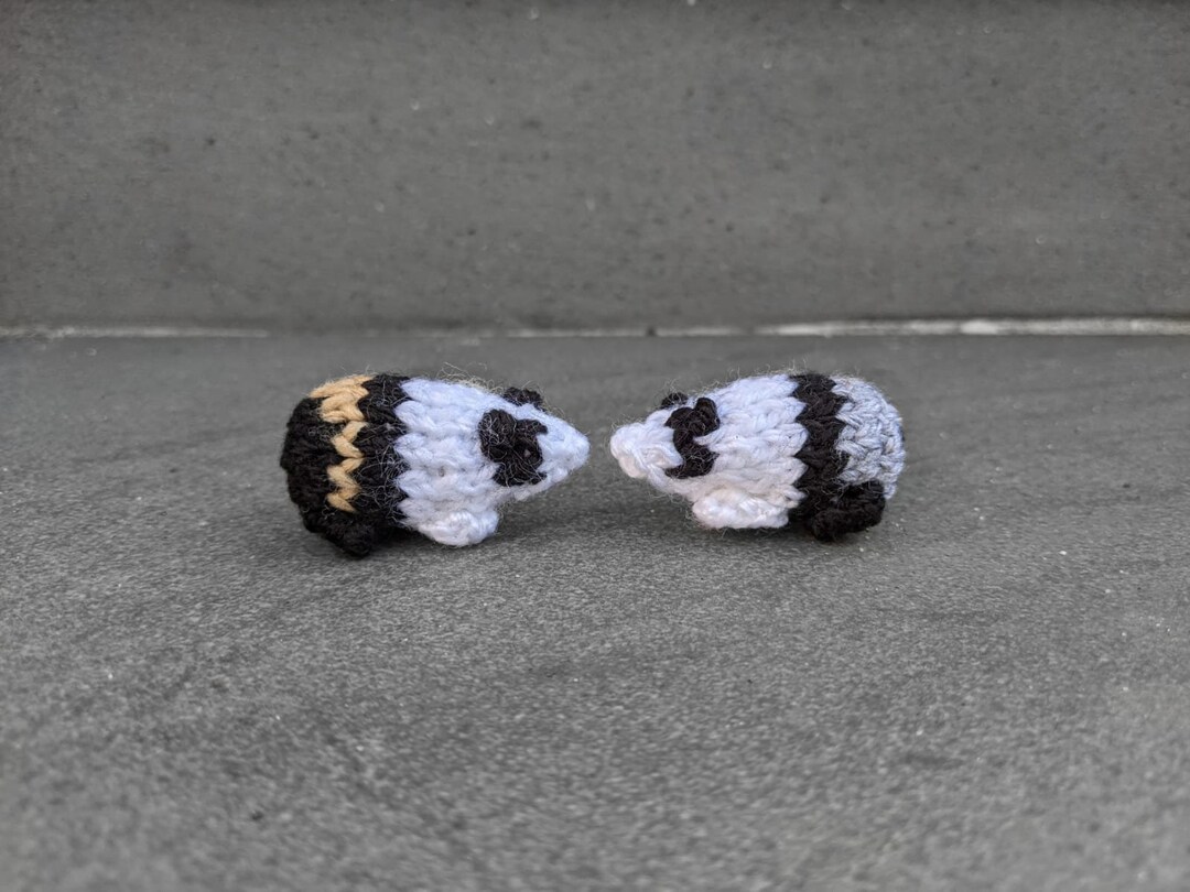 Tiny Tricolour Guinea Pig Knitting Pattern PDF - Etsy