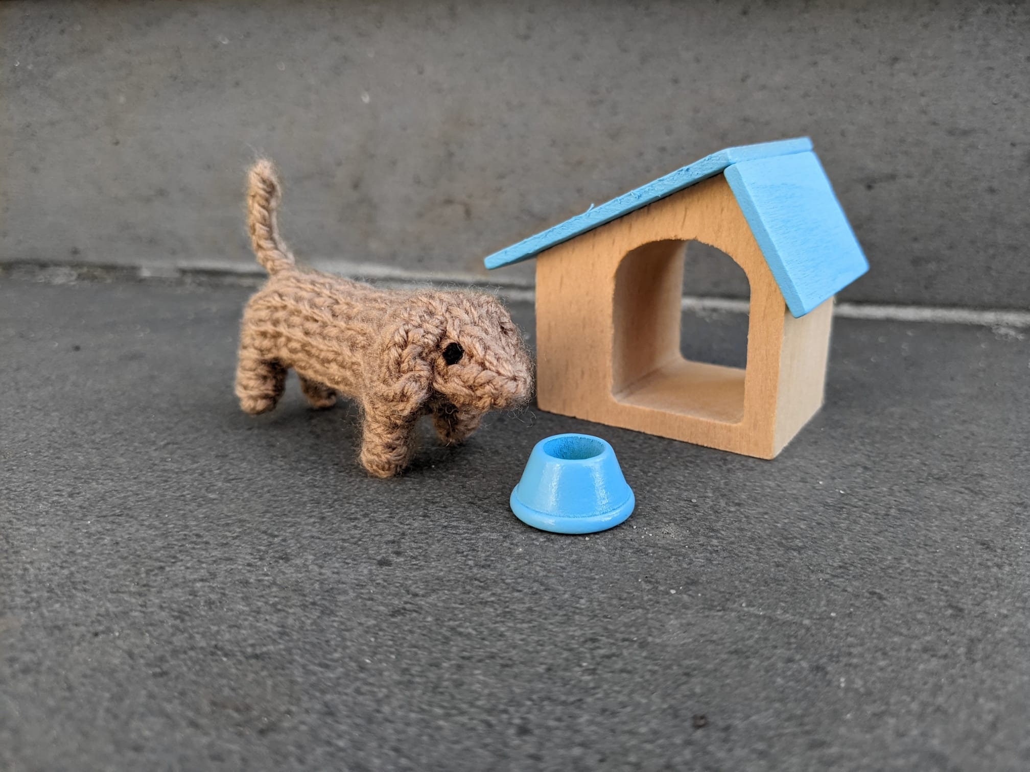 Tiny Dachshund Knitting Pattern - Etsy