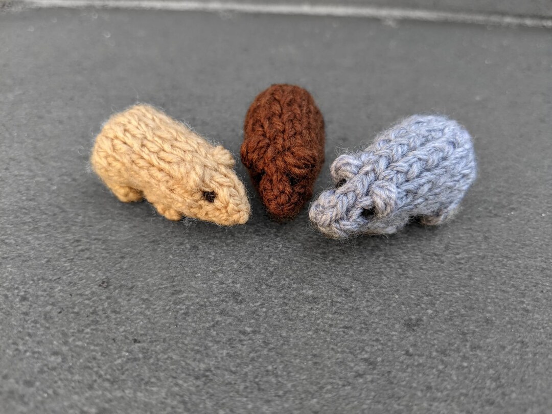 Tiny Guinea Pig Knitting Pattern PDF - Etsy