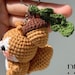 Crochet Squirrel With Acorn Keychain, Amigurumi Squirrel, Baby Squirrel ...