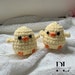 Handmade Chicken Crochet Keychain, Amigurumi Chicken, Crochet Baby ...