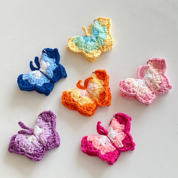 Crochet Butterfly - Etsy