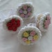 Crochet Mini Rose Bouquet Keychain, Hanging Bouquet Rose Crochet, Mini ...