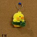 Crochet Duck With Frog Floatie Keychain, Yellow Duck Plushie, Amigurumi ...