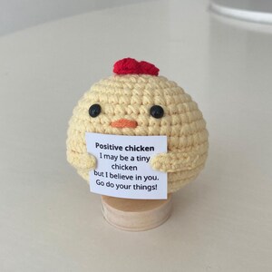 Crochet Animals Emotional Support Gift, Crochet Penguin/chicken ...