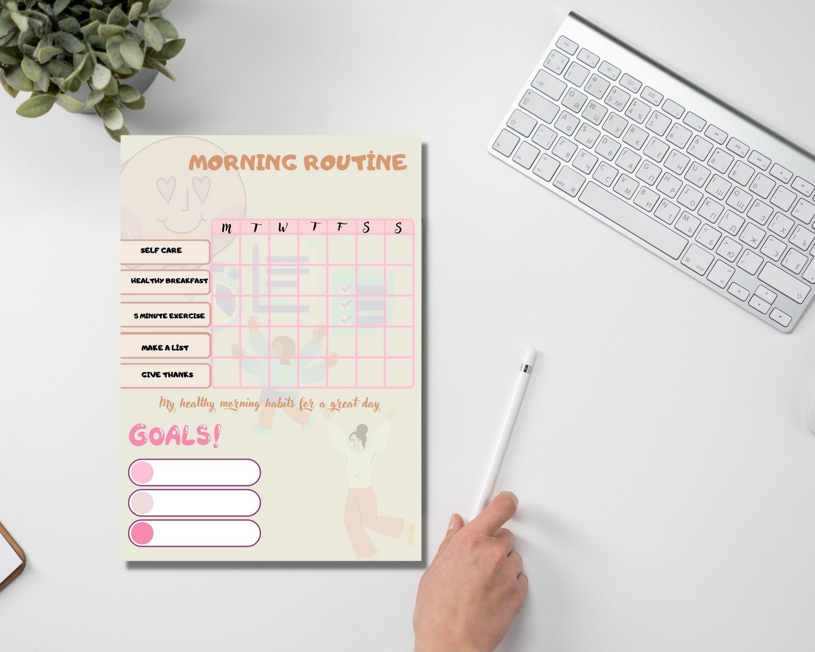 Daily Planner, Digital Planner, Printable Planner, Day Planner ...