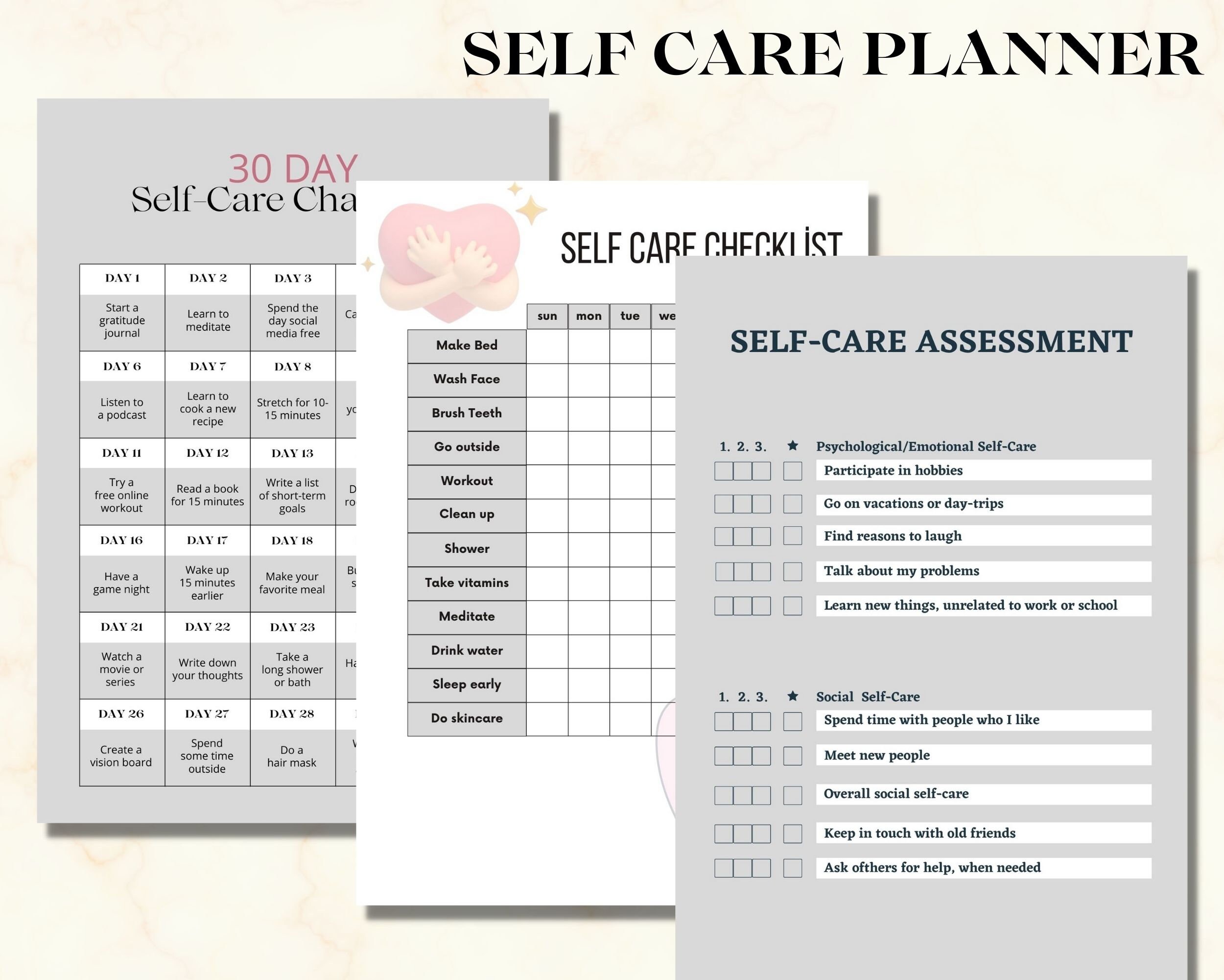 Daily Planner, Digital Planner, Printable Planner, Day Planner ...