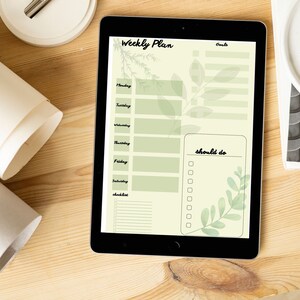 Daily Planner, Digital Planner, Printable Planner, Day Planner ...