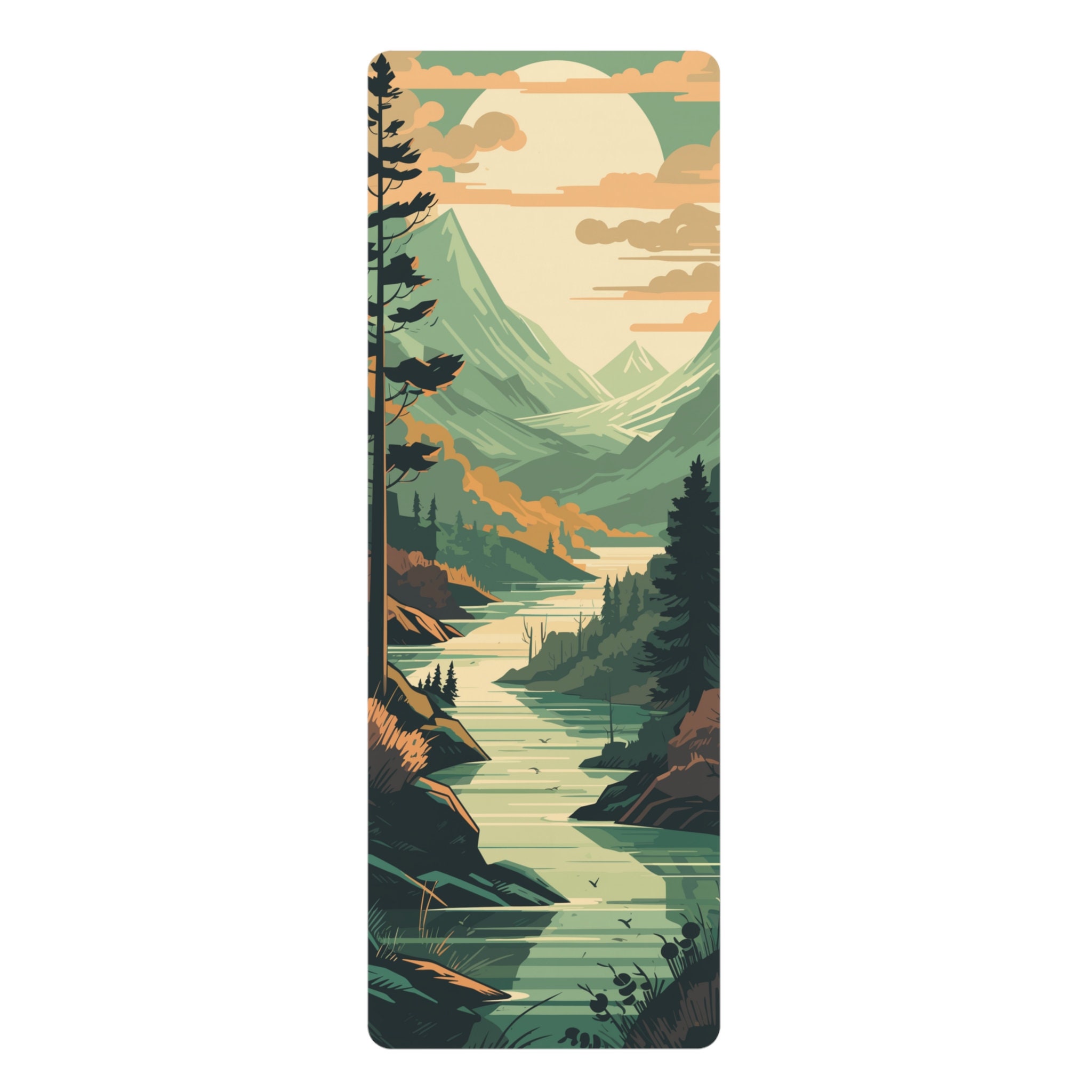 2X6 Ft Rubber Yoga Mat Eco-friendly Non-slip Exercise Mat Yoga, Pilates ...