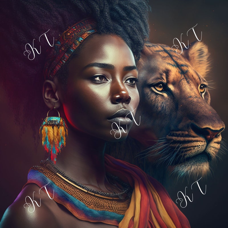 Lioness Art - Etsy