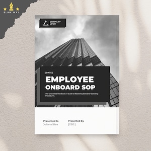 Standard Operating Procedure Template | Employee Onboarding SOP | Human ...