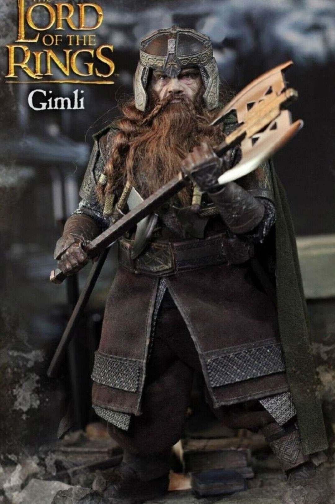 Gimli Battle Axe Handmade Replica From Lord of the Rings LOTR Silver ...