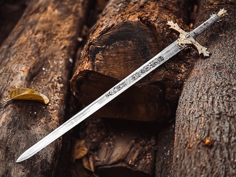 Handmade MEDIEVAL Swords, Hand Forged Stainless Steel Swords, Viking ...