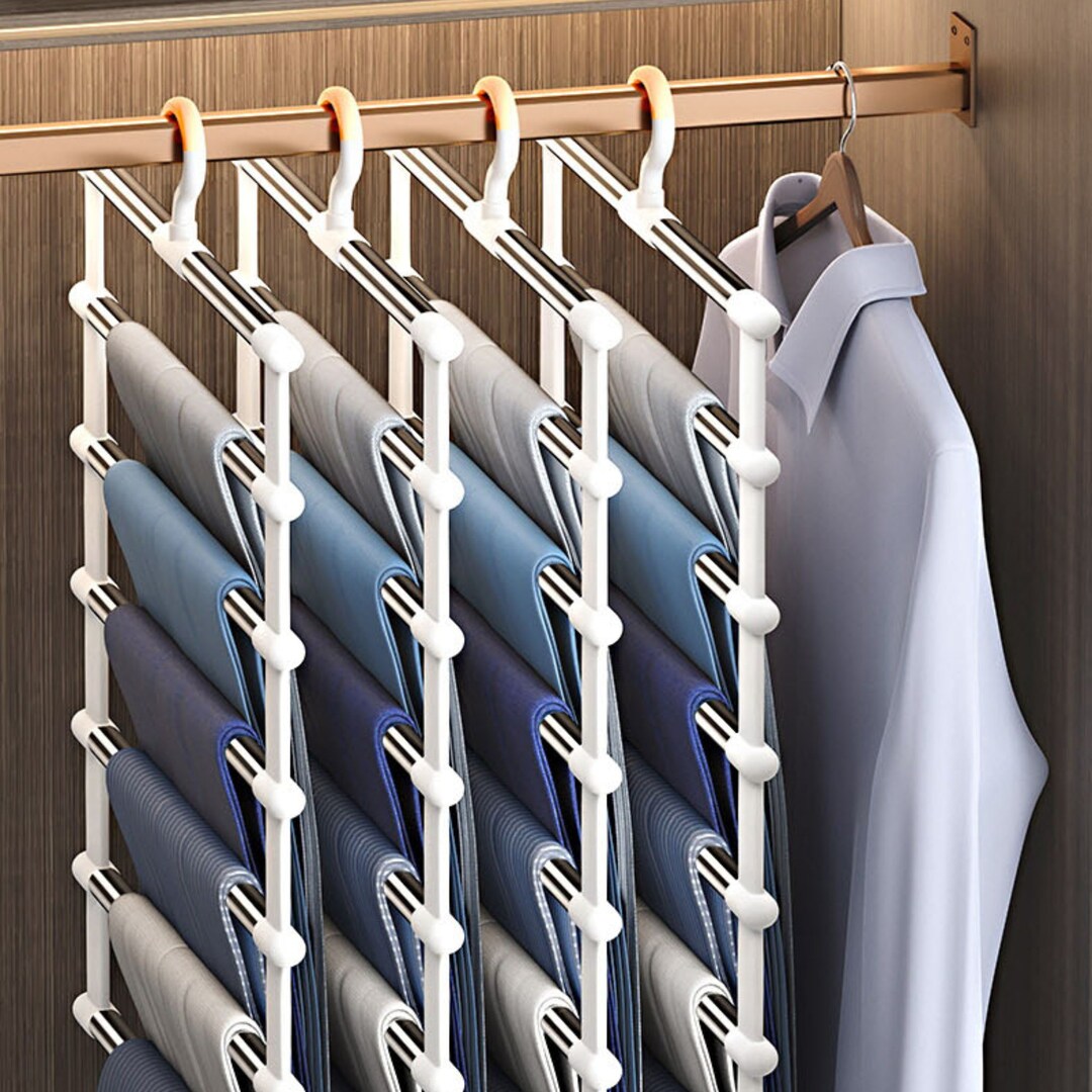 Wardrobe Hanger, Wardrobe Dividers,pants Hanger, Stainless Steel ...