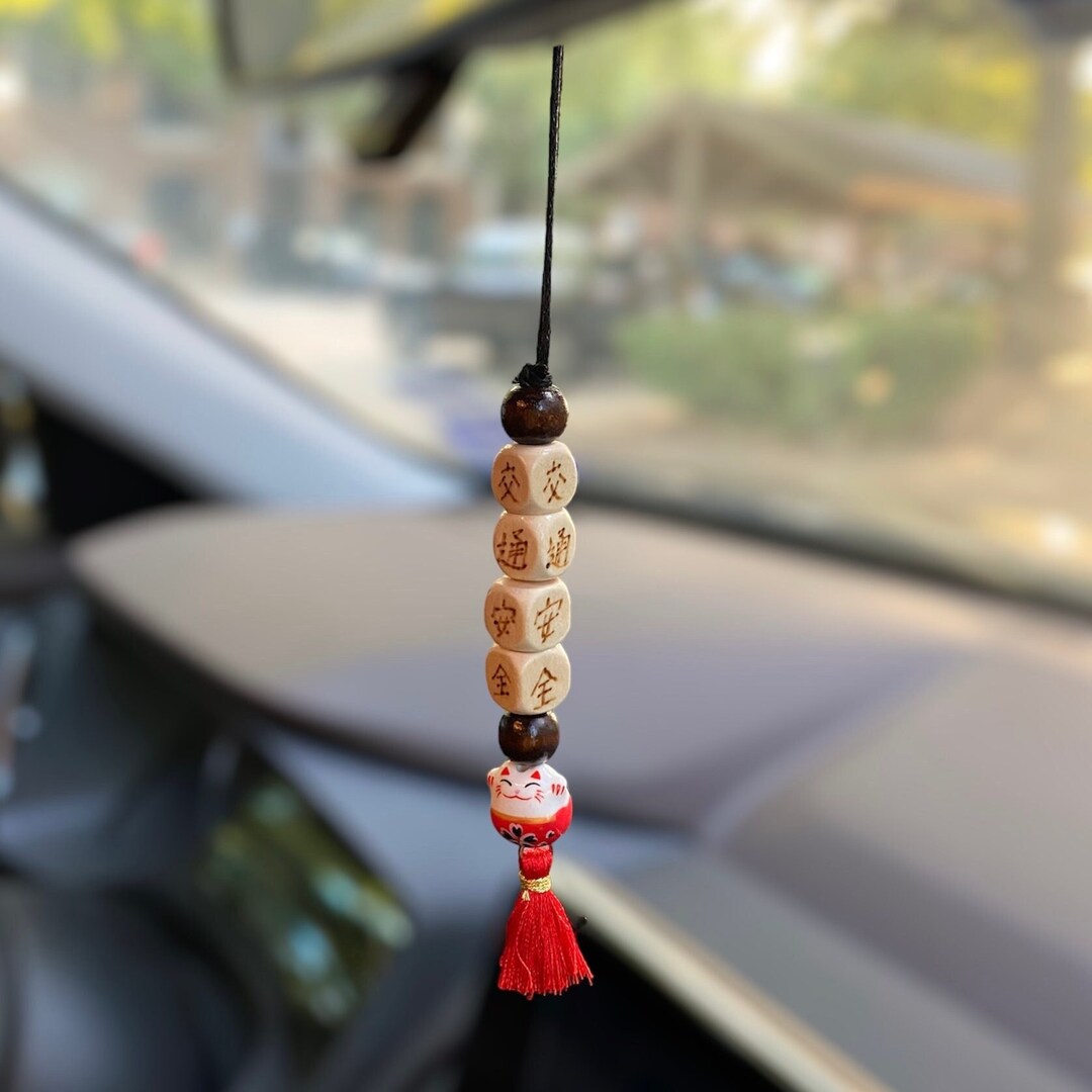 Japanese Car Charm Lucky Cat Charm Pendant Japanese Anime Japan Car ...