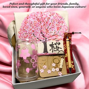 Japanese Gift Box Cherry Blossom Japanese Keychain Name in Japanese ...