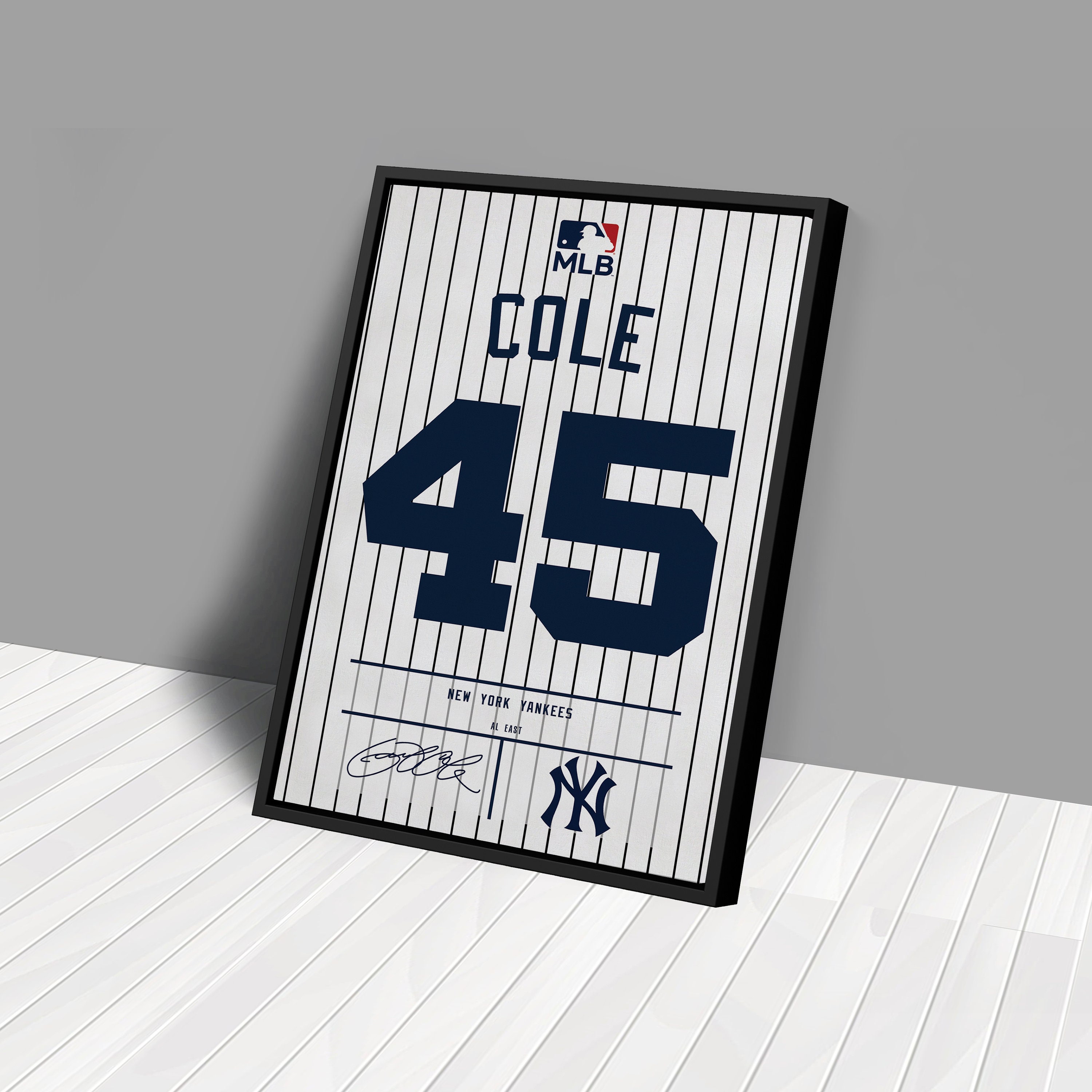 Gerrit Cole Jersey Art New York Yankees MLB Wall Art Home - Etsy