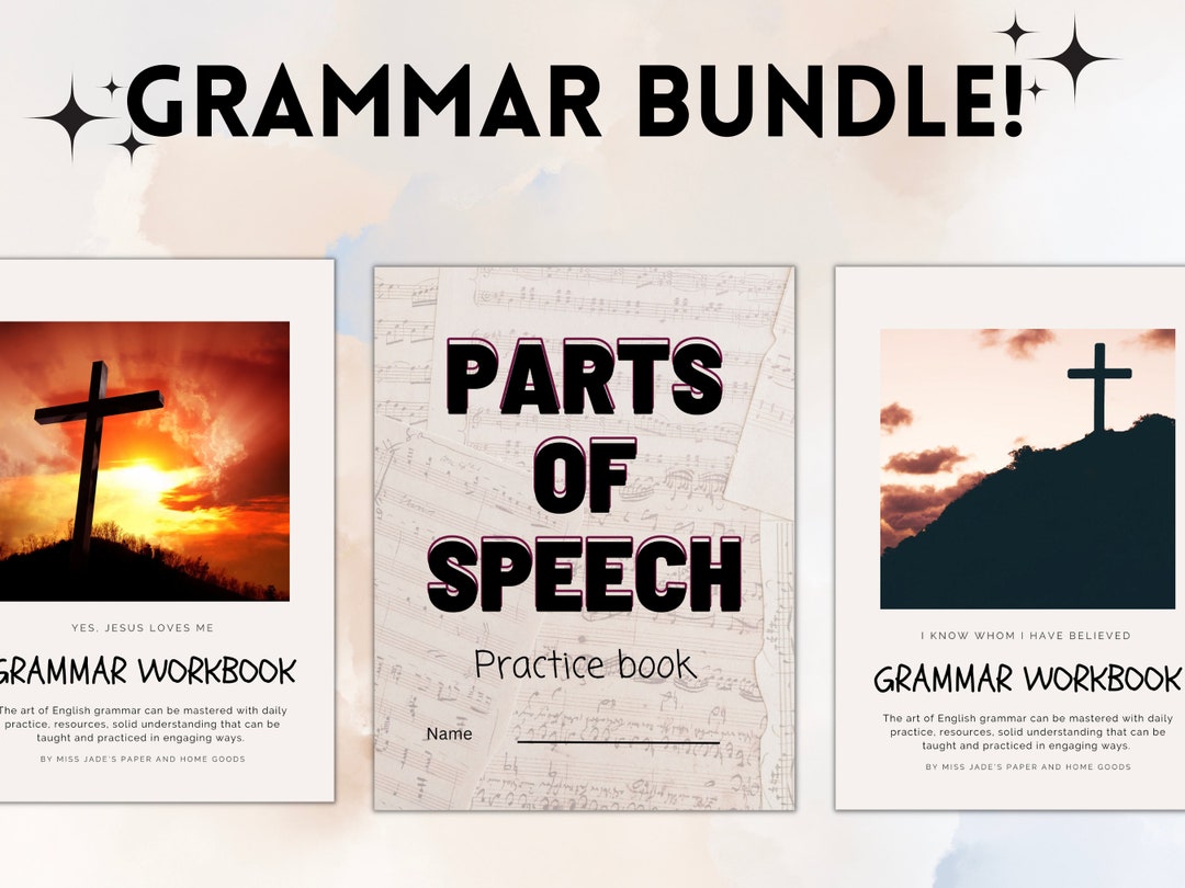 Grammar Bundle | Grammar Workbooks | Parts of Speech Workbooks ...