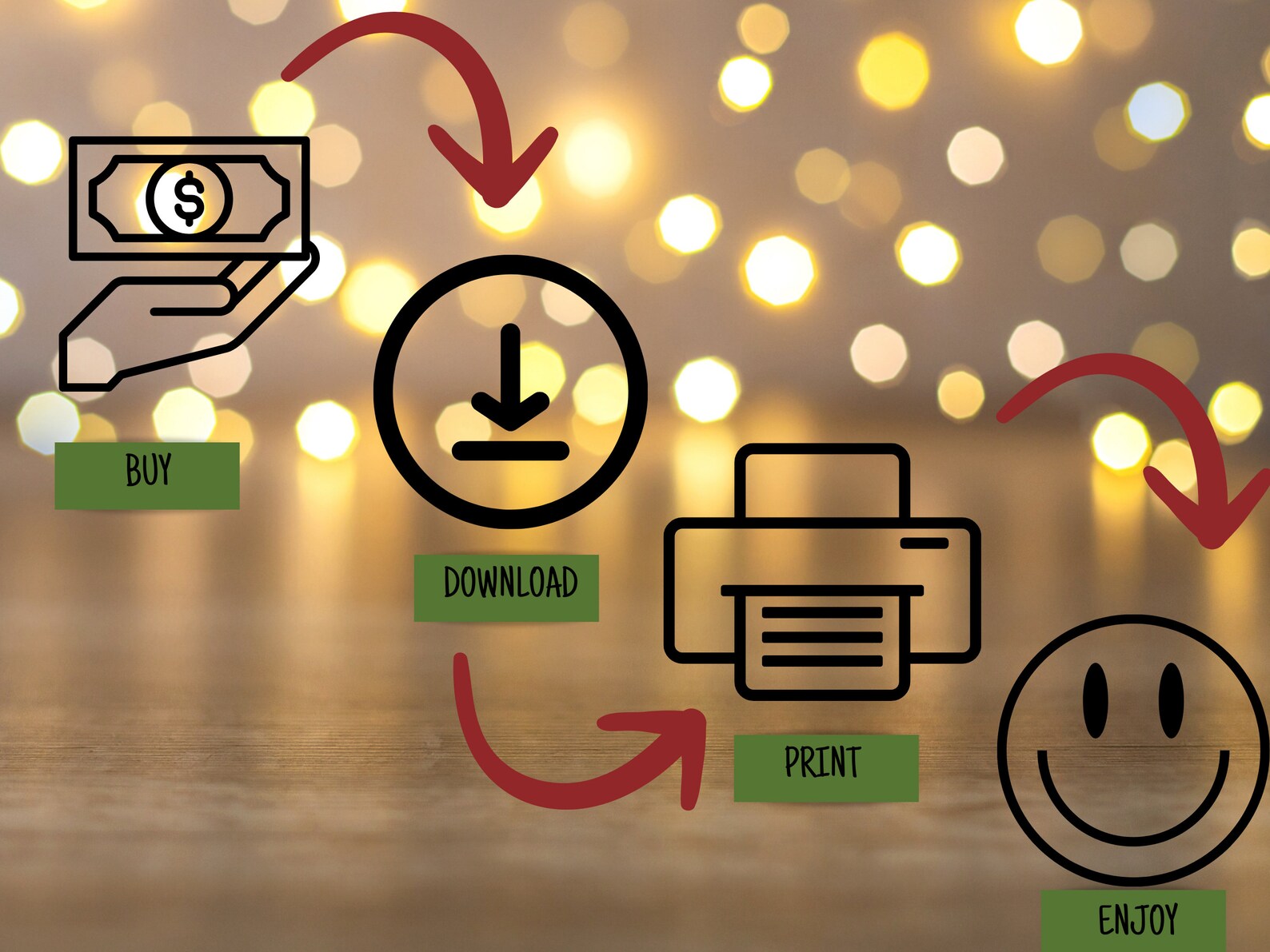 December Activity Calendar| Printable Christmas Calendar|digital ...