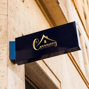 Premade Luxury Real Estate Logo Design, Realtor Logo, Golden Real ...