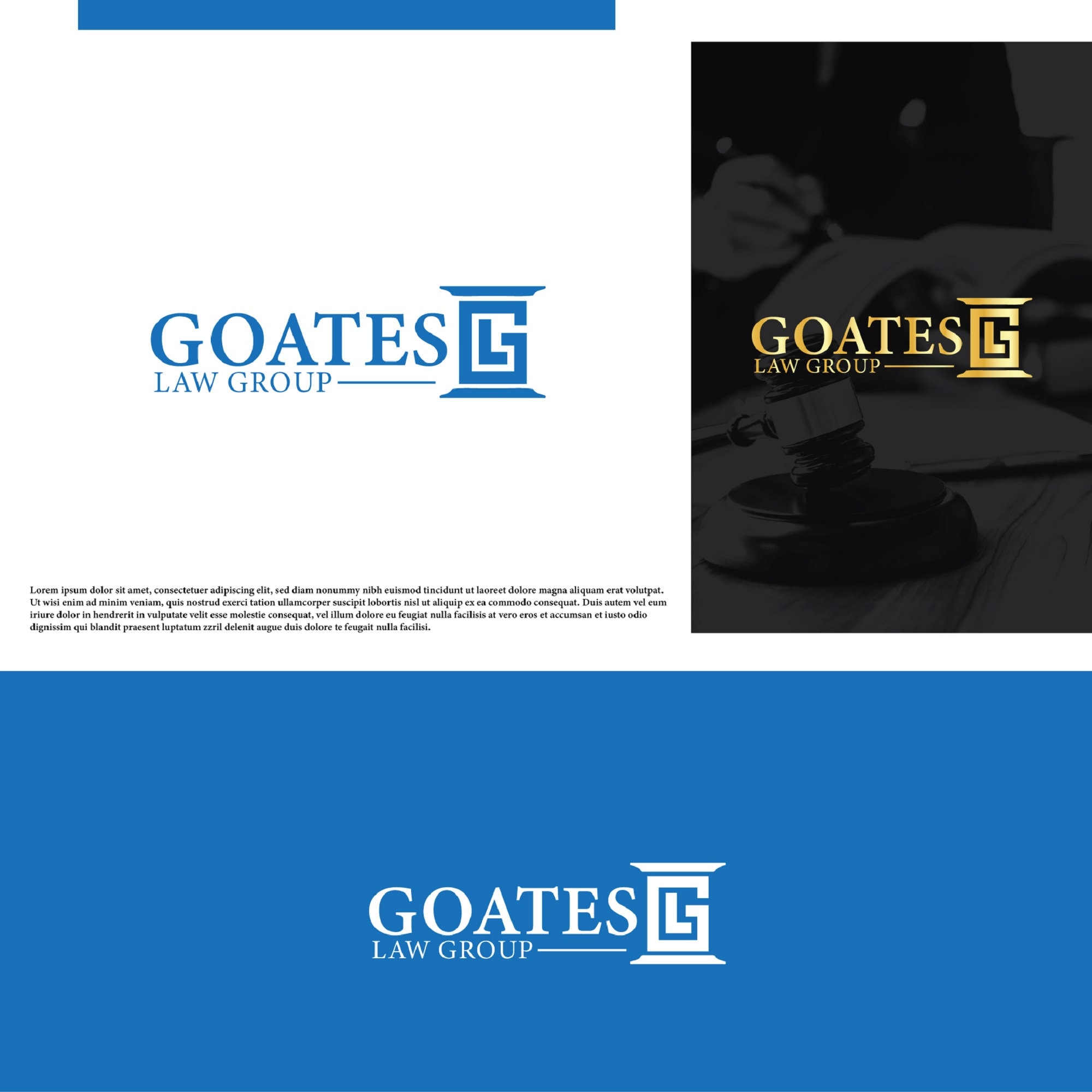 Modern Minimalist Law Firm Logo Design: Custom Attorney Monogram - Etsy