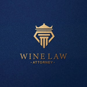 Modern Minimalist Law Firm Logo Design: Custom Attorney Monogram - Etsy