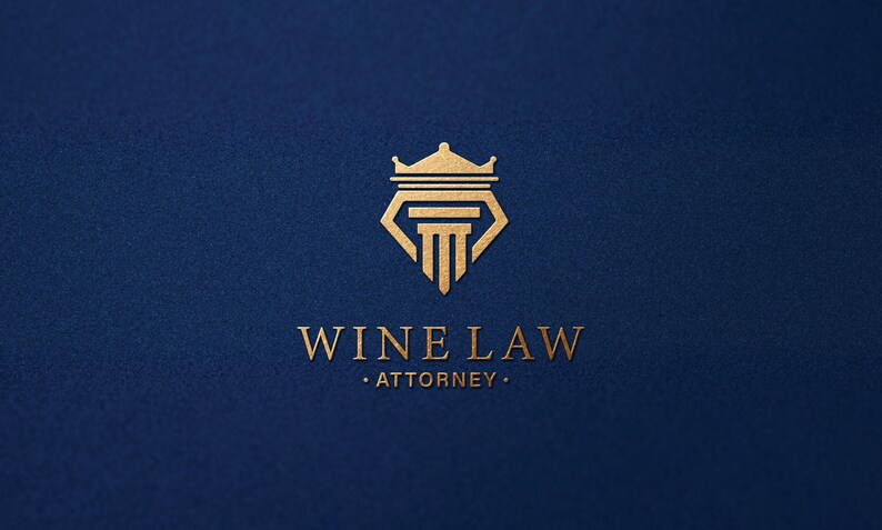 Modern Minimalist Law Firm Logo Design: Custom Attorney Monogram - Etsy