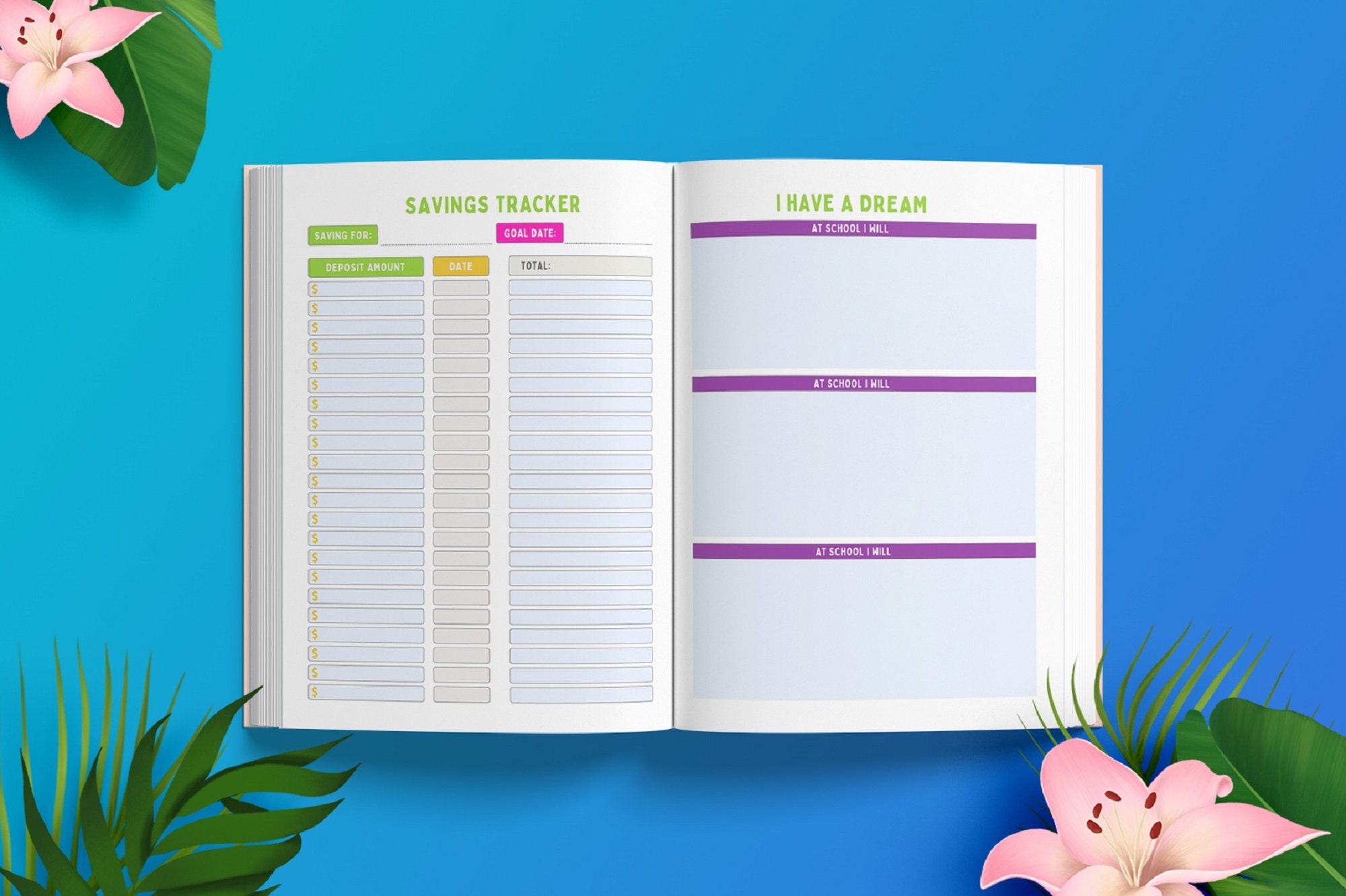 Printable ADHD Canva Editable Planner for Kids KDP Interior Template ...