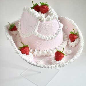 Shortcake Dreams | Frosted Fake Cowgirl Hat Cake| Festival Hat | Cake ...