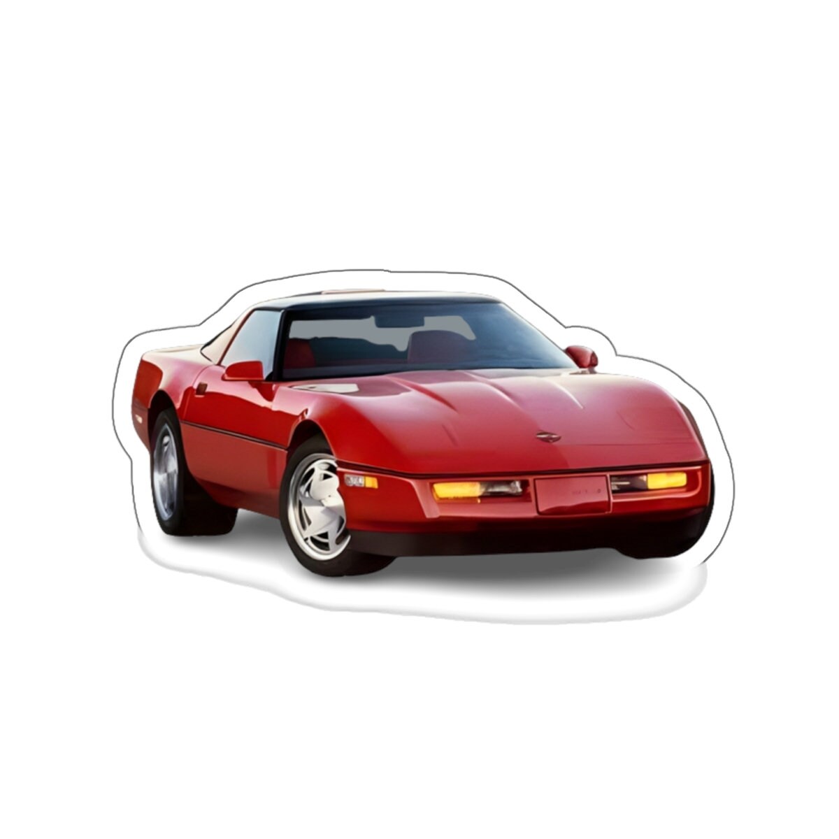 C4 Corvette Kiss-cut Sticker - Etsy