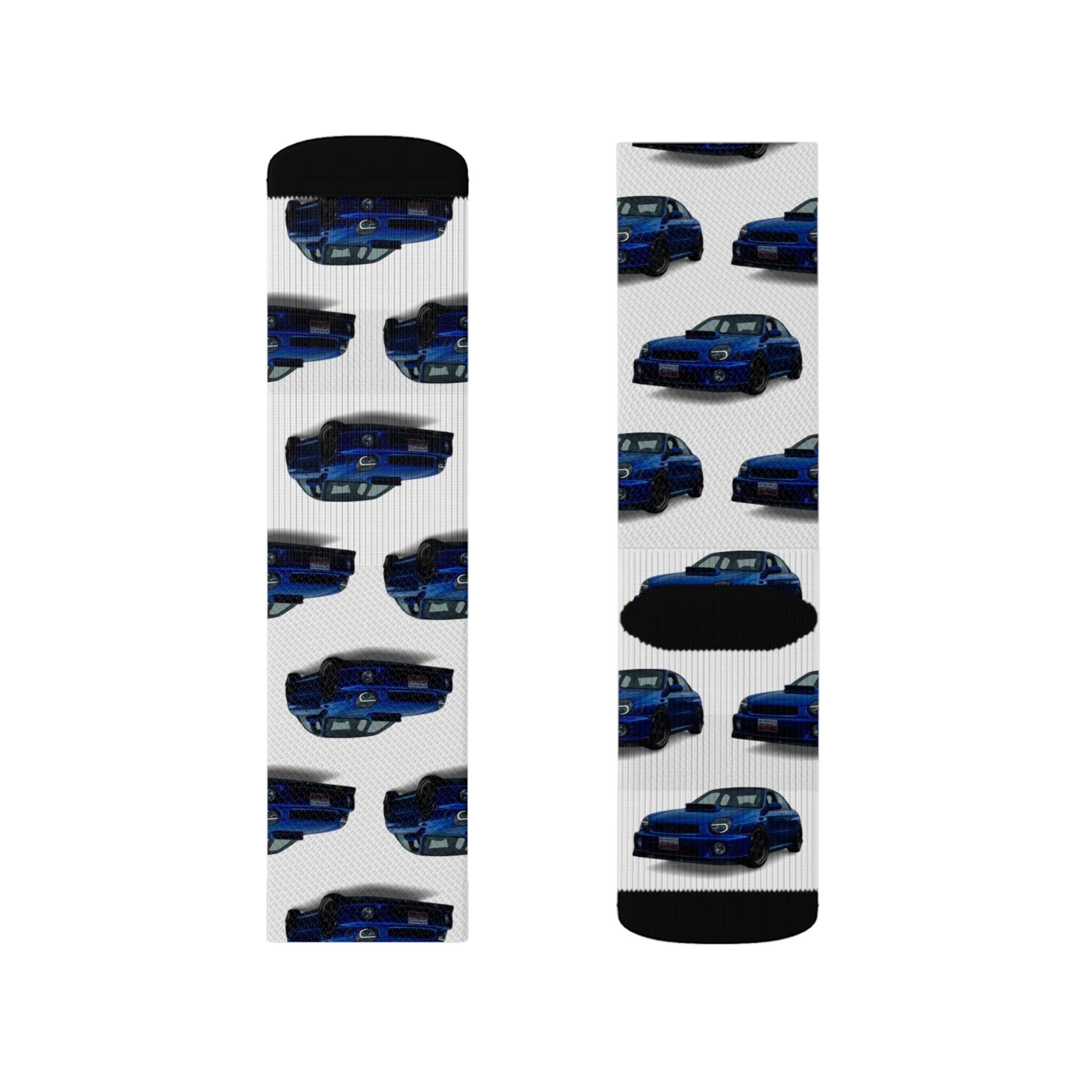 Blue Subaru Socks - Etsy