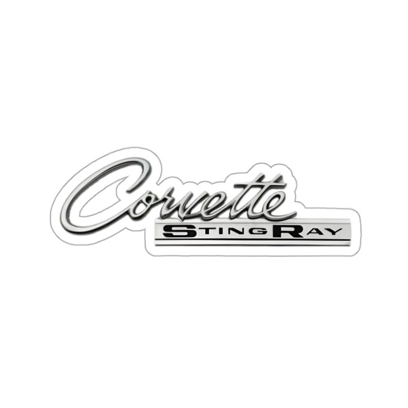 C2 Corvette Stingray Logo Kiss-cut Sticker - Etsy