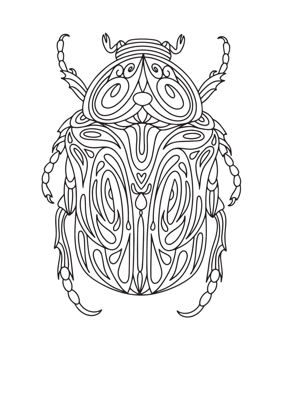Printable Bug Colouring Pages X12 - Etsy