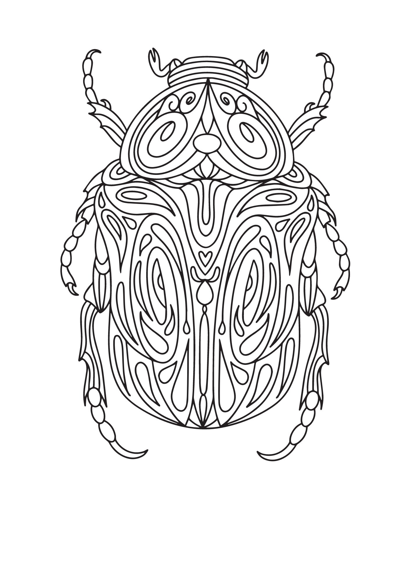 Printable Bug Colouring Pages X12 - Etsy