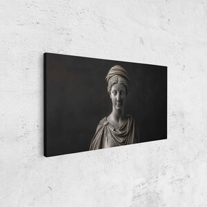 Greek Queen Hera Statue Photograph Wall Art Canvas Print, Greek ...