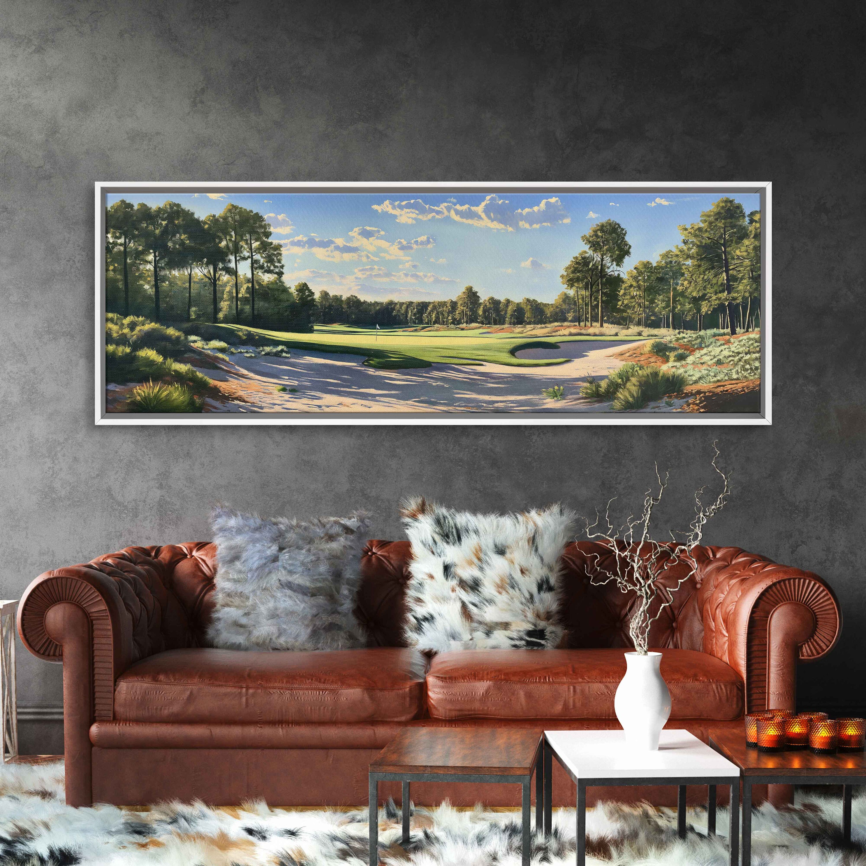 Pinehurst Number 2 Golf Course Signature Hole Wall Art Canvas Print ...