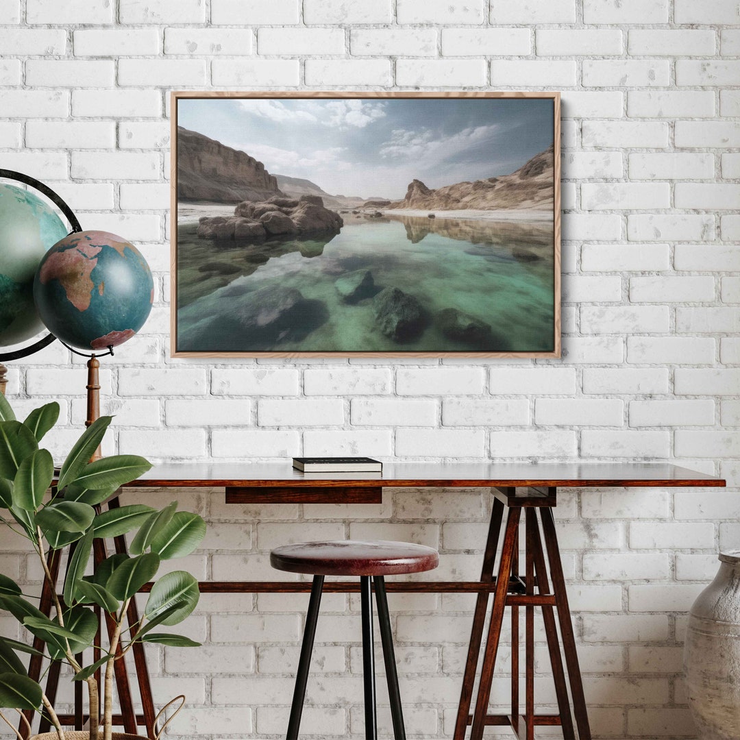 River Hdr Long Exposure Landscape Photography, High Resolution Framed ...