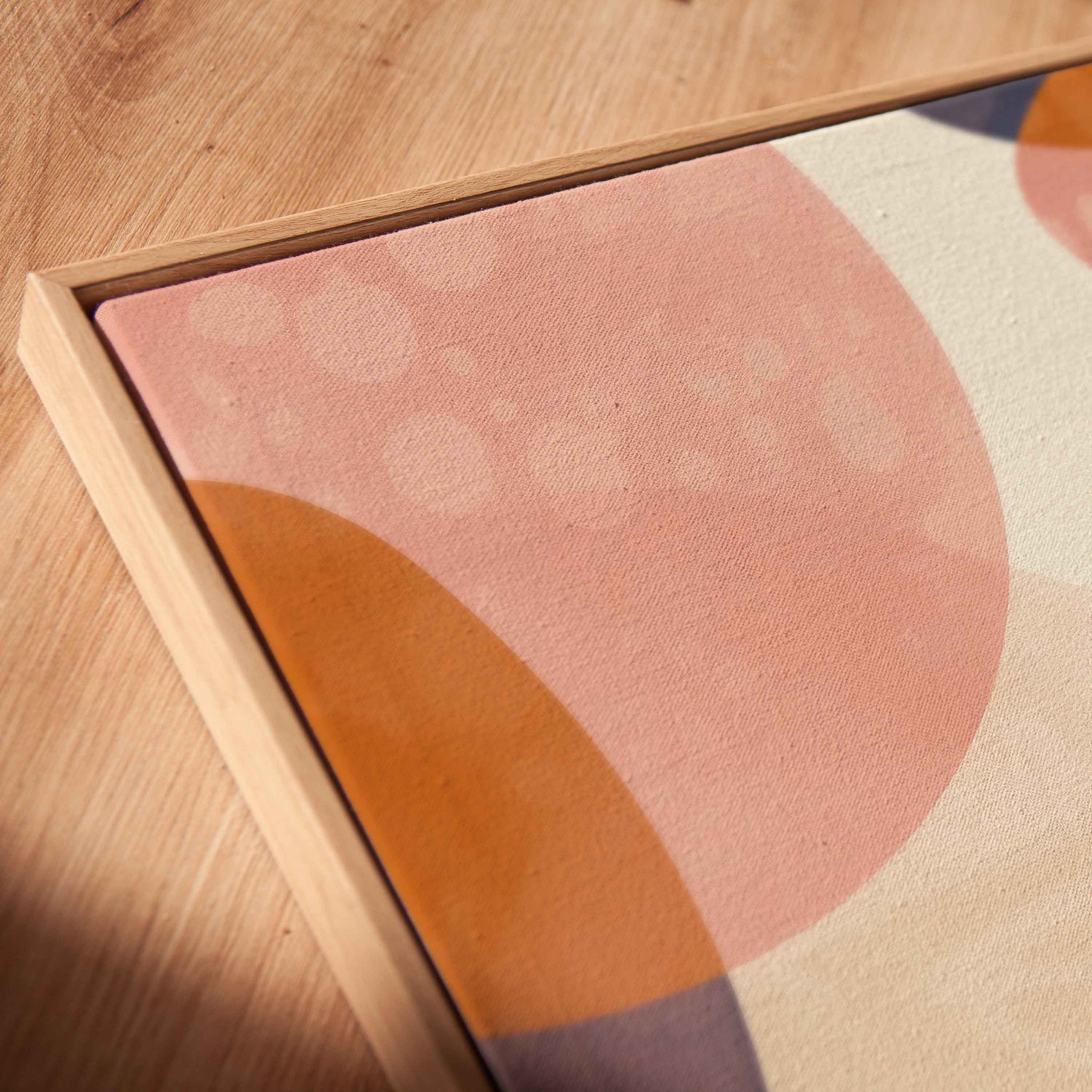 Minimalist Trendy Abstract Pastel Colors Wall Art Canvas Print ...