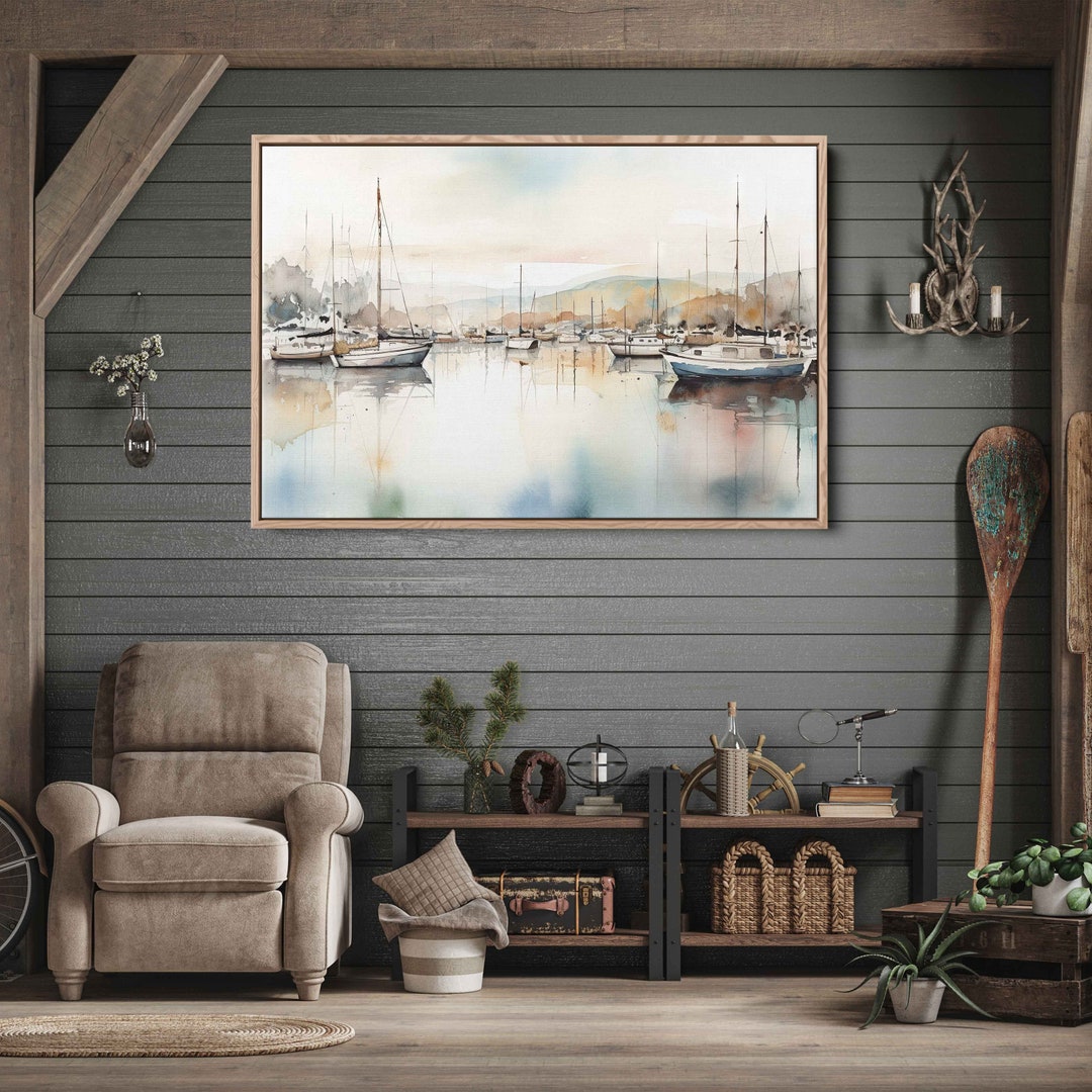 Boat Area Watercolor Painting Boat Arena Artwork Digital Print on ...