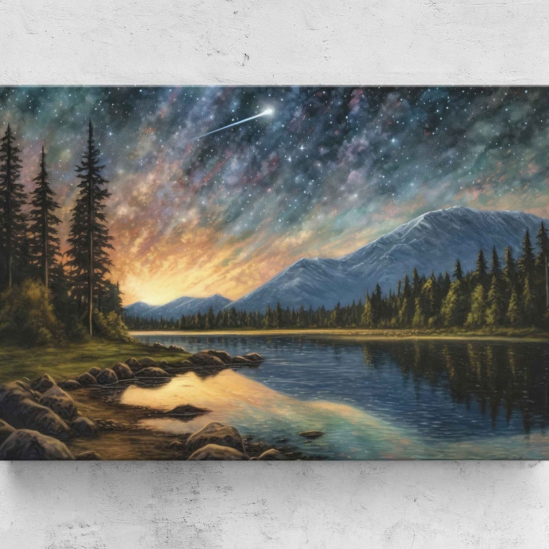 Starry Sky Painting - Etsy