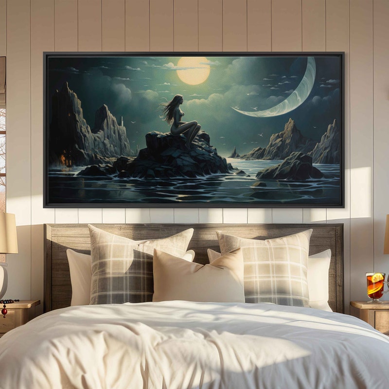 Mermaid Canvas - Etsy