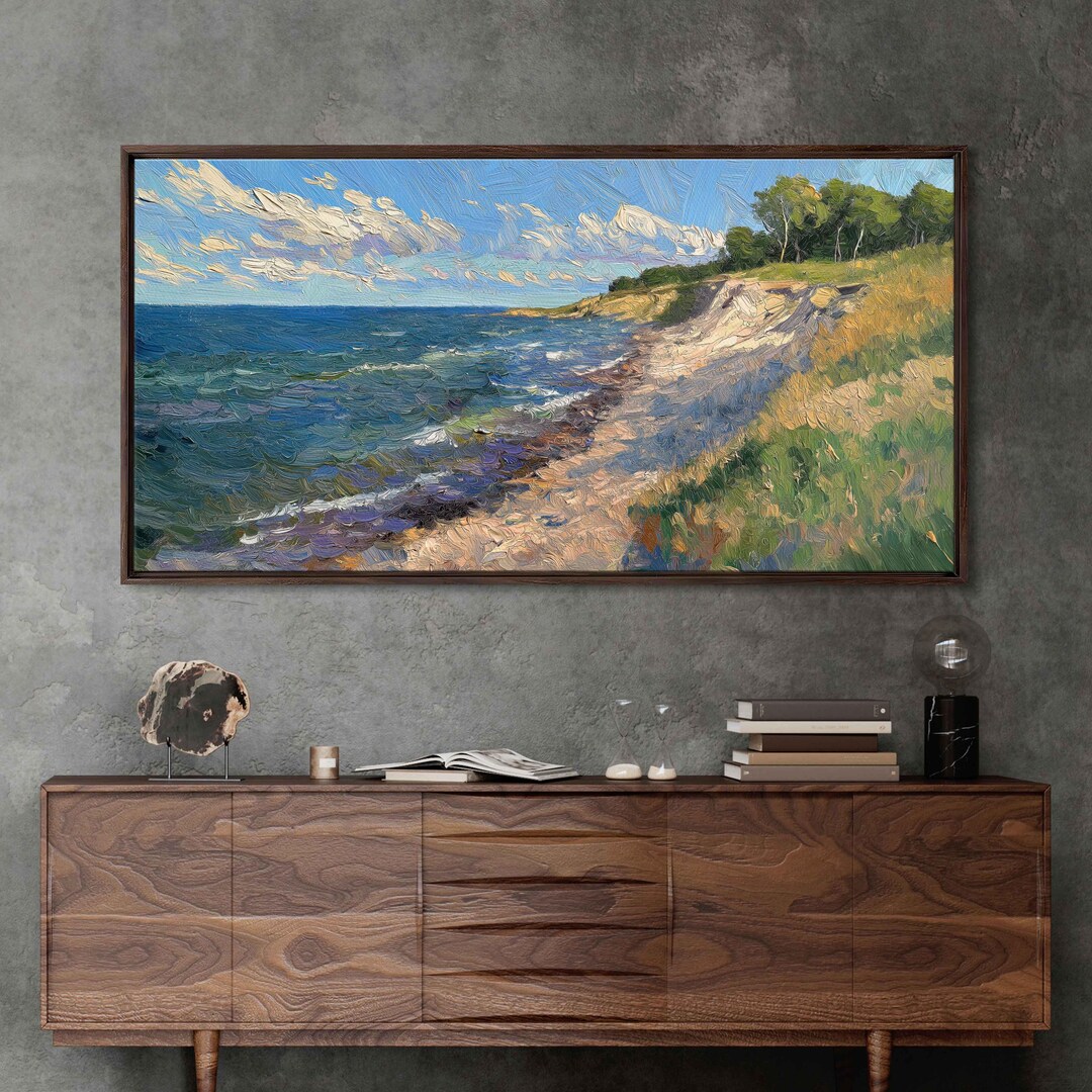 Whistling Straits Golf Course Oil Wall Art Canvas Print, Picturesque ...