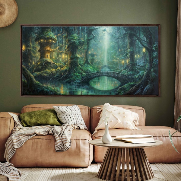 Enchanted Forest Art Print - Etsy
