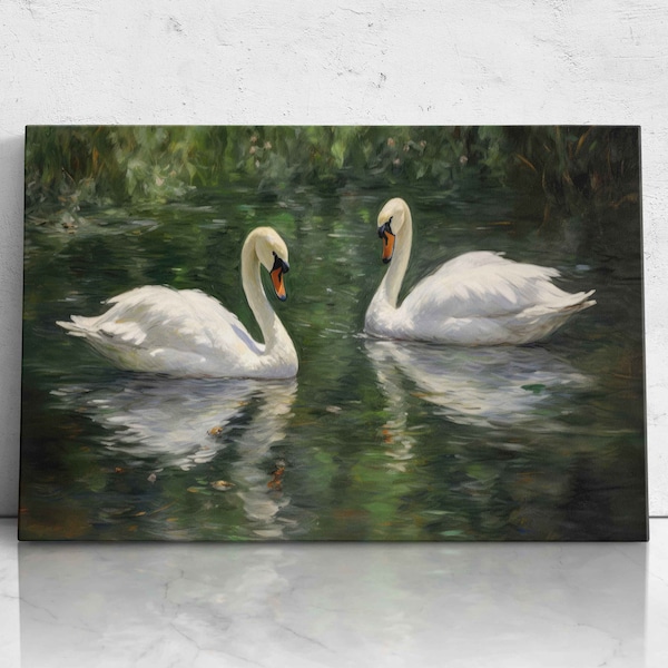 Two Swans - Etsy