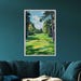 Merion Golf Course Oil Wall Art Canvas Print, Picturesque Fairways ...