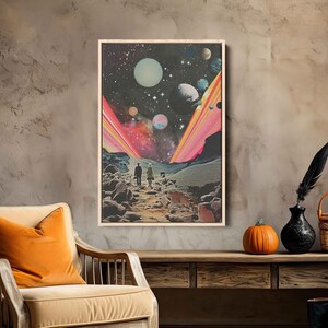 Multiverse Space Collage, Planets, Cosmos, Astronomy, Surrealism Art ...