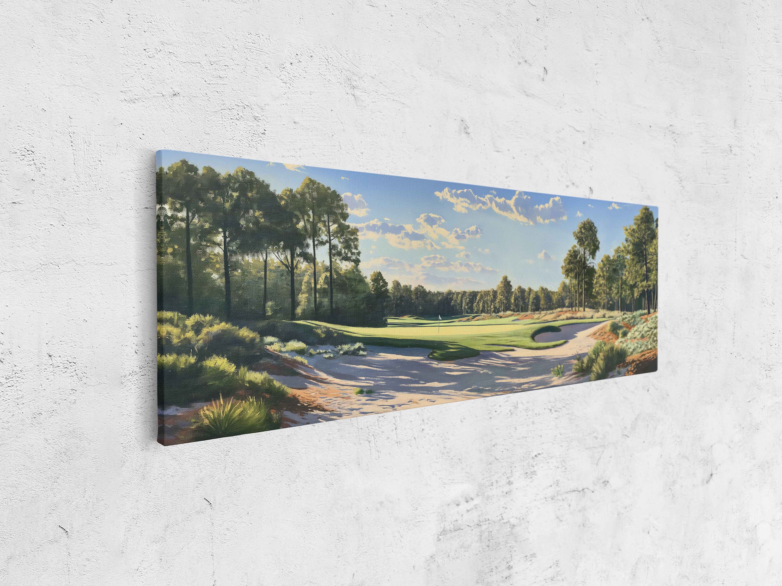 Pinehurst Number 2 Golf Course Signature Hole Wall Art Canvas Print ...