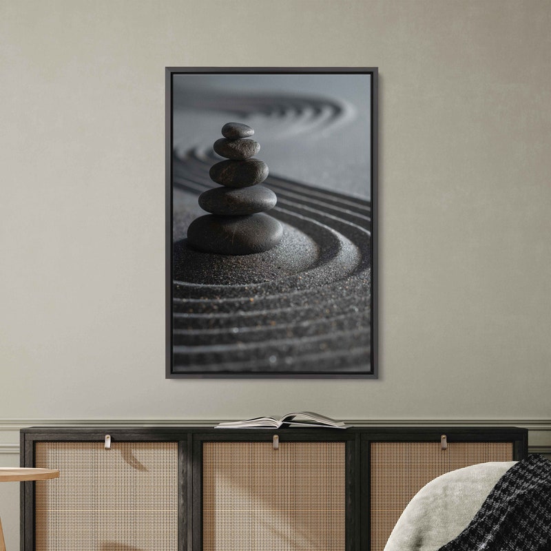 Zen Rocks Wall Art - Etsy