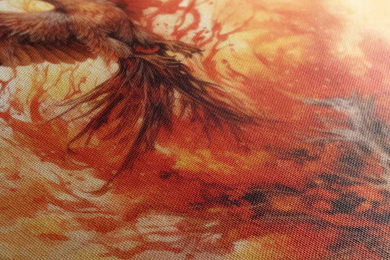 Phoenix Rising From the Ashes Canvas Reproduction Print - Etsy