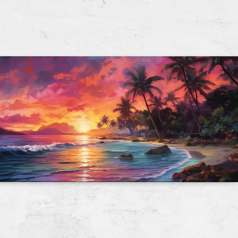 Sunset Oil Painting - Etsy